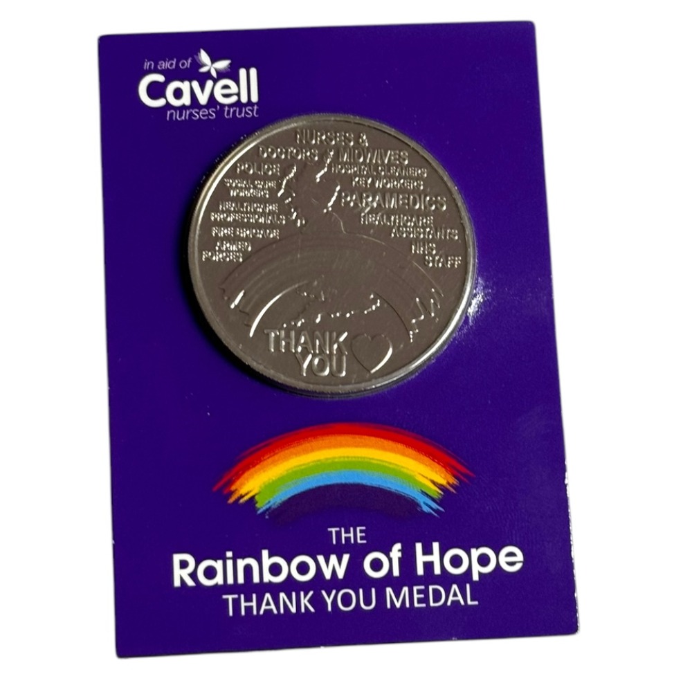 Pre-owned THE RAINBOW OF HOPE THANK YOU MEDAL - Own4Less